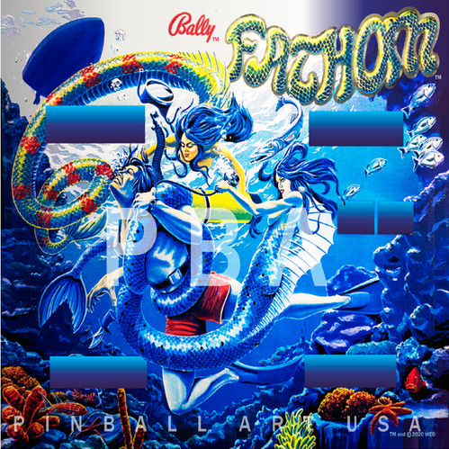 Fathom 1981 Bally | Pinball Art USA