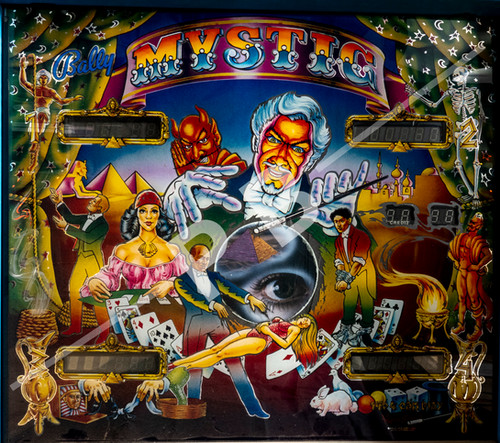 Mystic 1980 Bally Backglass | Pinball Backglass