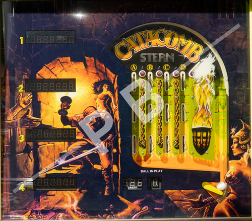 Catacomb 1981 Stern Backglass | Pinball Backglass