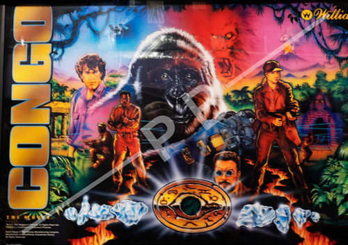 Congo 1995 Williams | Pinball Backglass