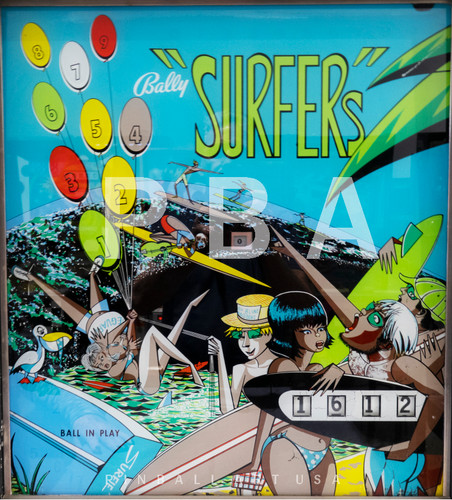 Surfers 1967 Bally | Pinball Art USA