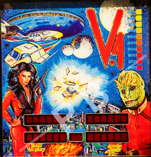 V.1 IDSA Backglass | Pinball Backglass