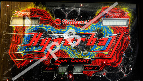 Hyperball 1981 Williams Backglass | Pinball Backglass