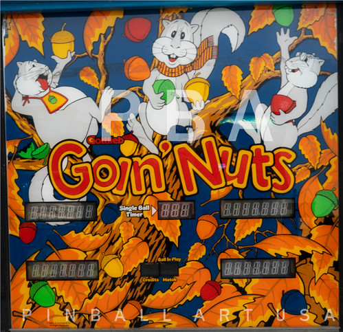 Goin' Nuts 1983 Gottlieb | Pinball Art USA