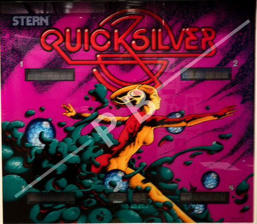Quicksilver 1980 Stern | Pinball Backglass