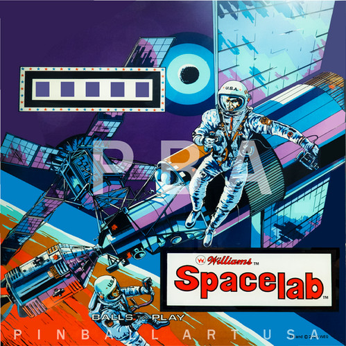 SpaceLab 1974 Williams | Pinball Art USA