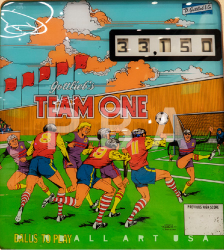 Team One 1977 Gottlieb | Pinball Art USA