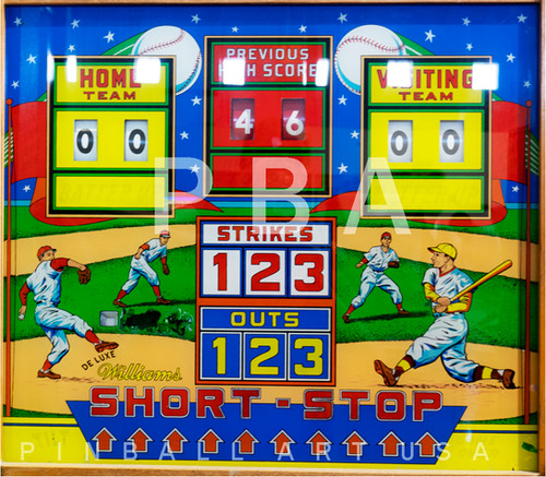 Short Stop 1958 Williams | Pinball Art USA