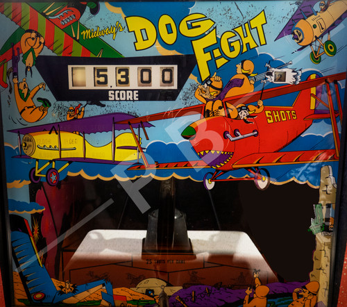 Dog Fight Midway Rifle Game | Pinball Backglass
