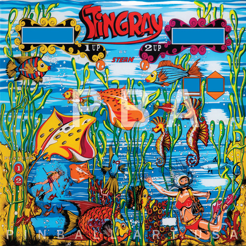 Stingray 1977 Stern 2 player | Pinball Art USA