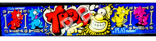 Trog by Bally / Midway | Pinball Backglass