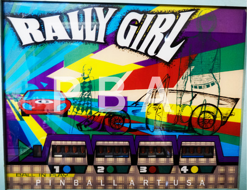 Rally Girl 1966 Rally | Pinball Art USA