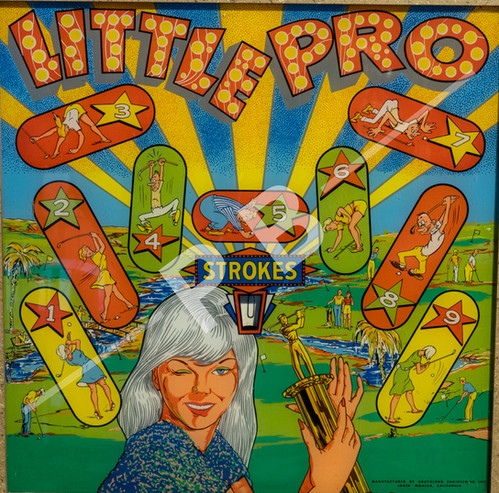 Little Pro 1964 Southland Engineering Backglass | Pinball Backglass