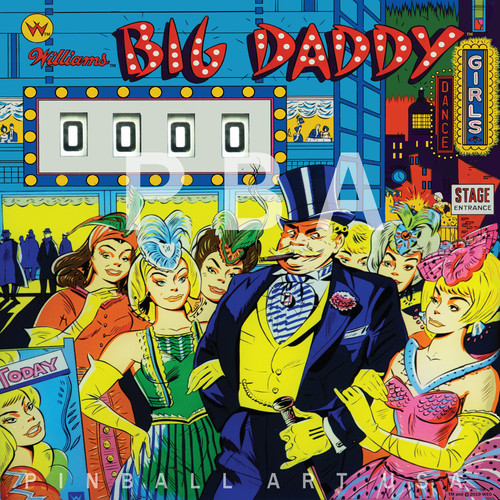 Big Daddy 1963 Williams | Pinball Art USA