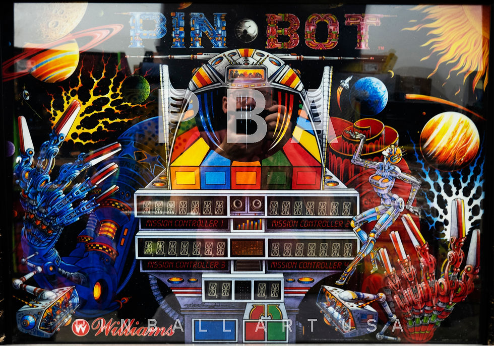 Pin Bot 1986 Williams | Pinball Art USA