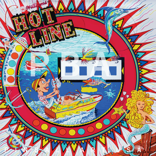 Hot Line 1966 Williams | Pinball Art USA