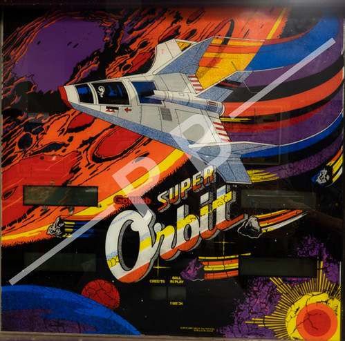 Super Orbit 1983 Gottlieb | Pinball Backglass