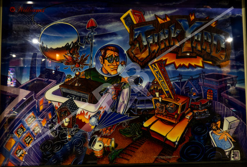 Junk Yard 1976 Williams Backglass | Pinball Backglass