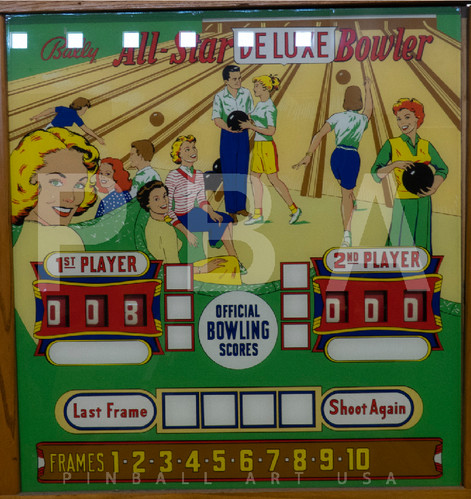 All Star Bowler 1957 Bally | Pinball Art USA