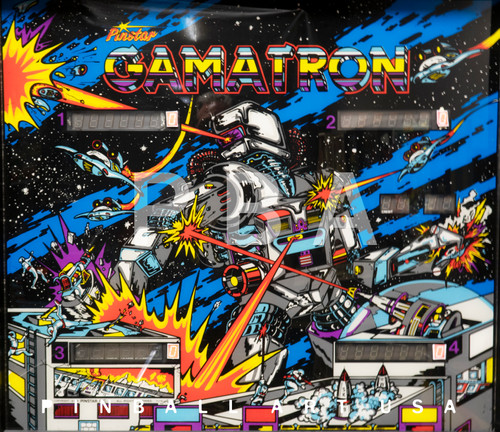 Gamatron 1985 Pinstar | Pinball Art USA