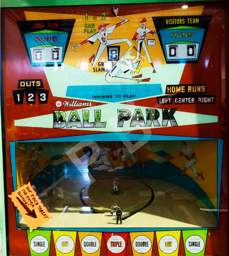 Ball Park 1968 Williams Backglass | Pinball Backglass