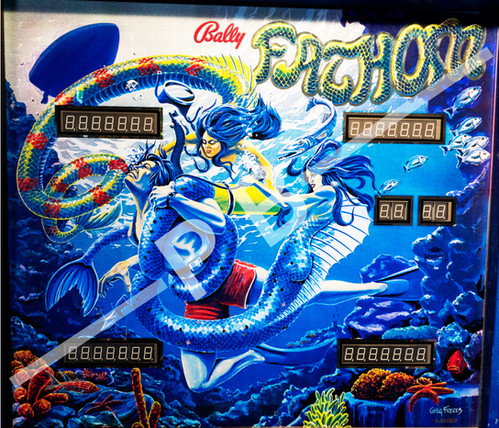 Fathom 1981 Bally Backglass | Pinball Backglass