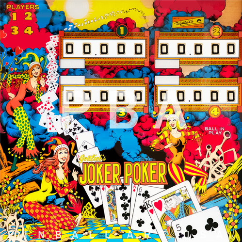 Joker Poker EM 1976 Gottlieb | Pinball Art USA