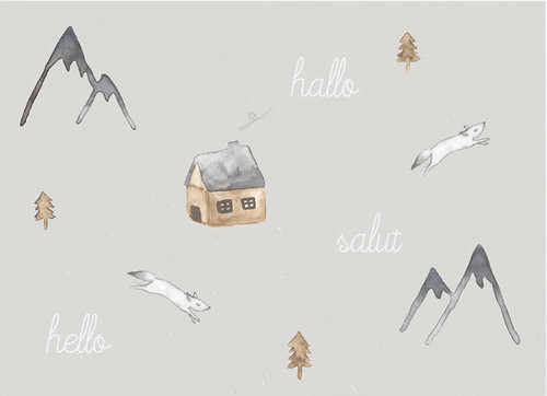 Postkarte - Hello Hallo Salut | duftbar