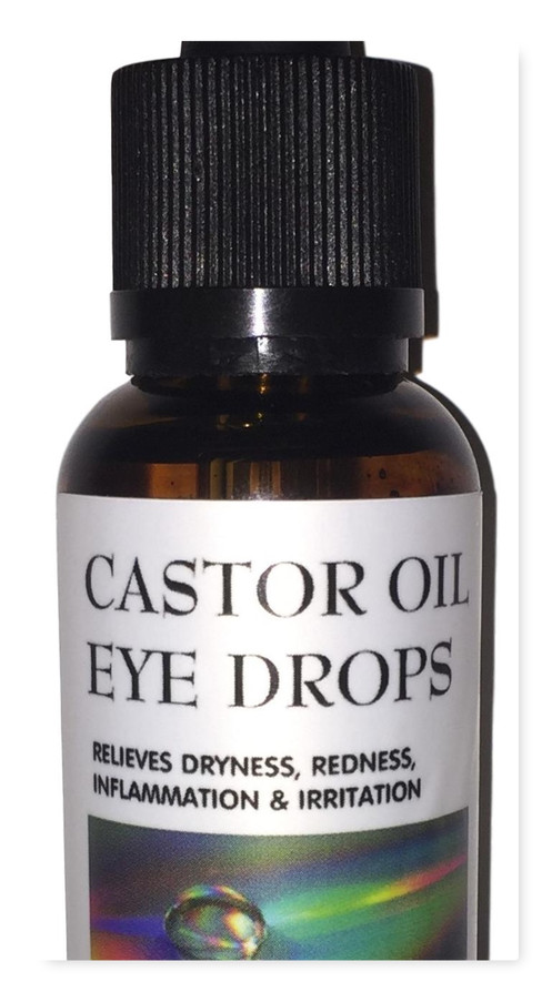 Castor Oil Eye Drops - 100% Pure, Cold Pressed
