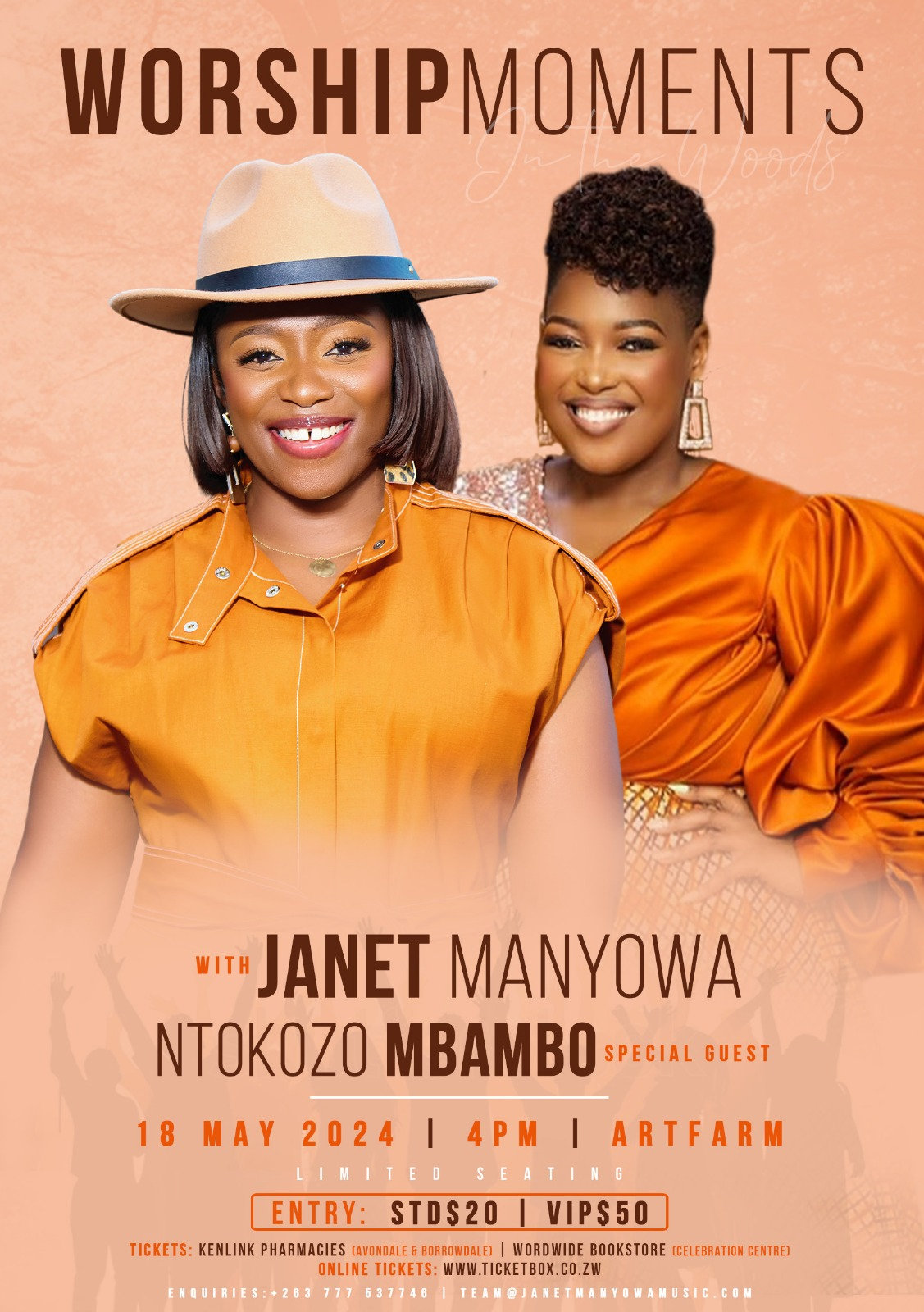 Worship Moments with Janet Manyowa | Ticketbox