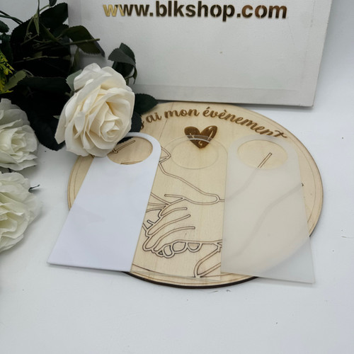 Accroche porte model 2 sans gravure | BLK SHOP