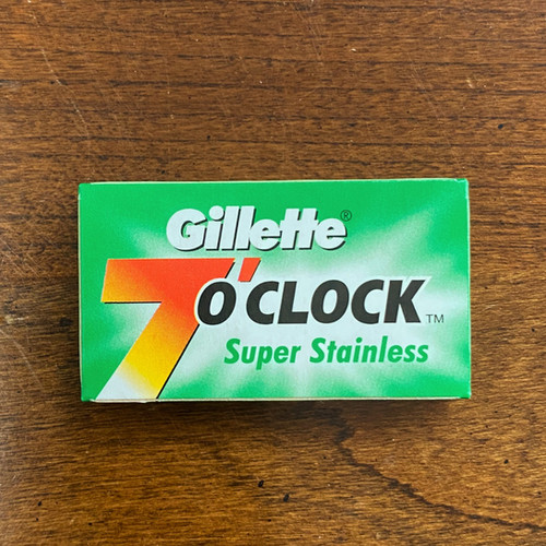 Gillette 7 O'Clock Safety Razor Blades | Colorado Shaver
