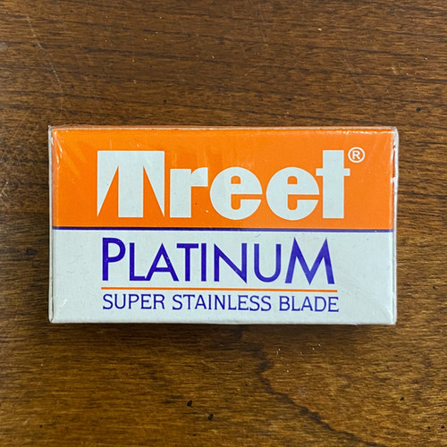 Treet Platinum Super Stainless Safety Razor Blades | Colorado Shaver