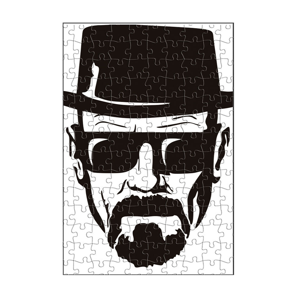 Puzzle Breaking Bad Rostro negro | La Tienda Científica