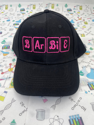 Gorro o jockey Barbie con elementos Químicos | La Tienda Científica