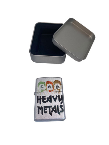 Encendedor diseño heavy metals | La Tienda Científica