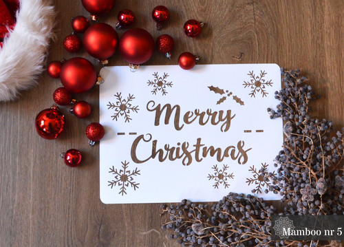 Merry Christmas sjabloon kopen? | Mamboo-nr-5