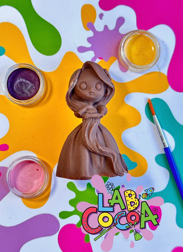 Lab Cocoa Chocolate Princess Rapunzel | DIY Chocolate Princess | Edible Pri | Lab Cocoa