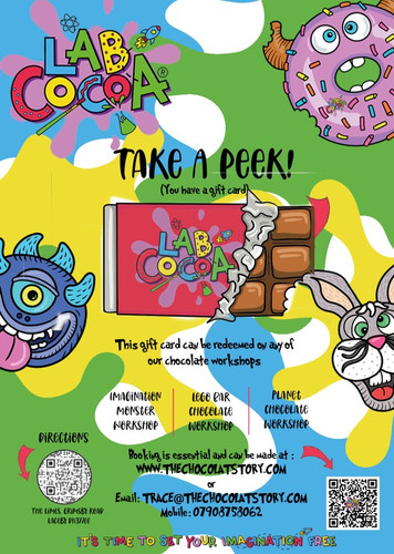 Lab Cocoa Childrens Chocolate Workshop Voucher | Chocolate Workshop Experience | The Chocolat Story