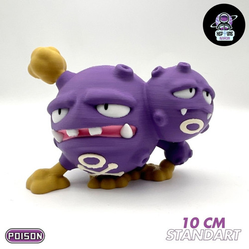 #0110 Weezing Pokemon Figürü | Neptune Oyuncak