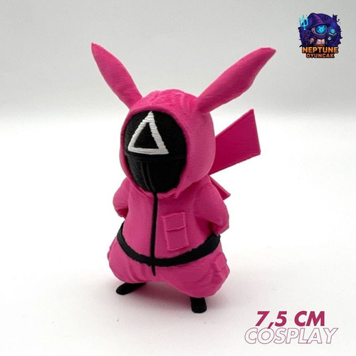 #0025 Squid Game Pikachu Pokemon Figürü | Neptune Oyuncak
