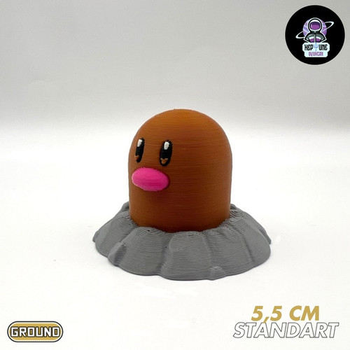 #0050 Diglett Pokemon Figürü | Neptune Oyuncak