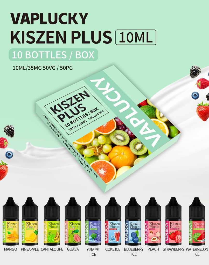Vaplucky Kiszen Plus 35/10ml/bottle or 10 bottles /box | STEAMBULLETHK