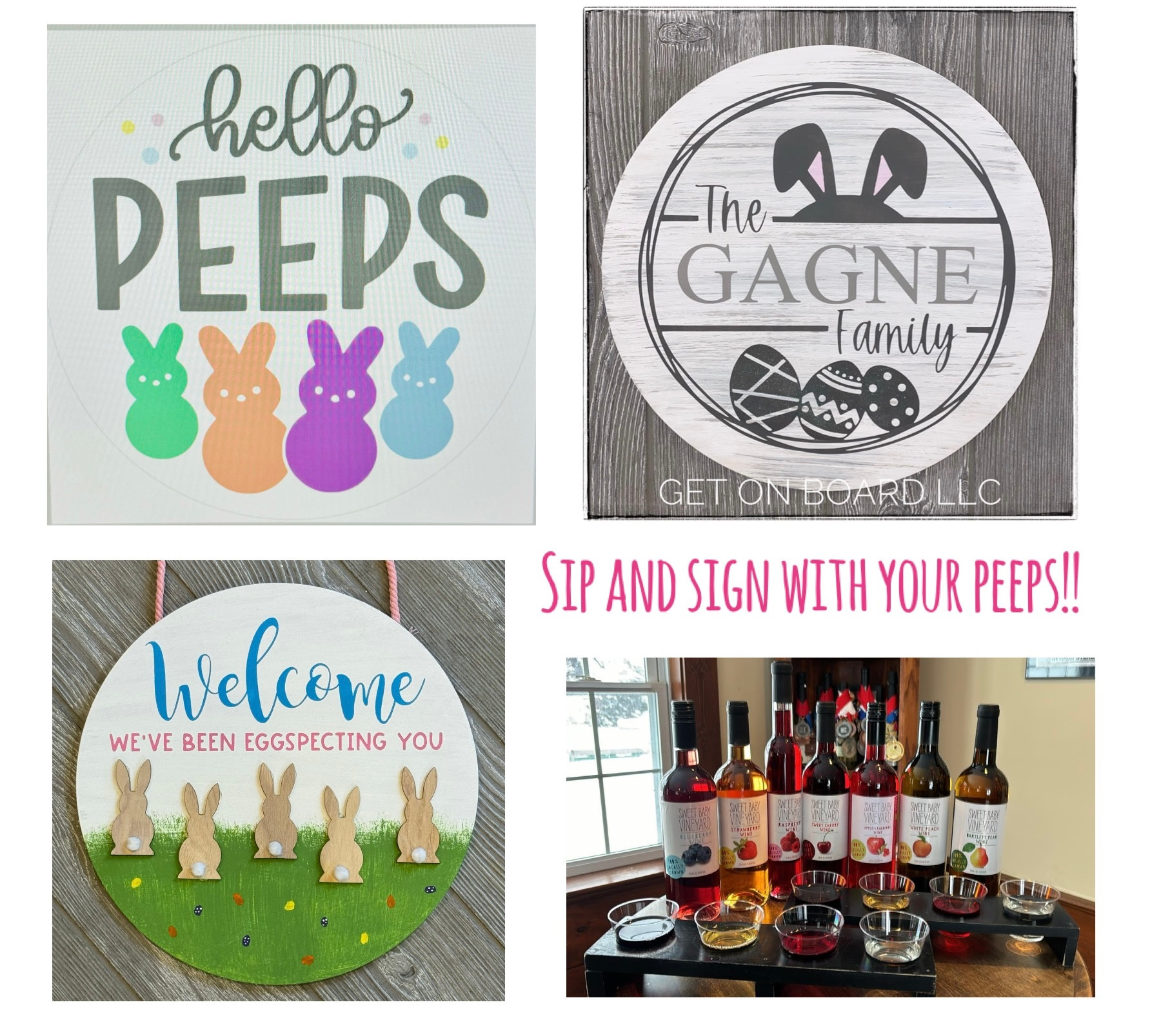 Sip and Sign With Your Favorite Peeps | Get On Board