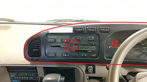 Speedometer Surround Trim Toyota Coaster 2000 HZB50 | hy2japan