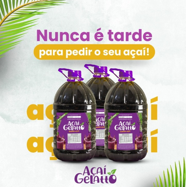 Açaí Gelatto | Distribuidora de Açaí RJ