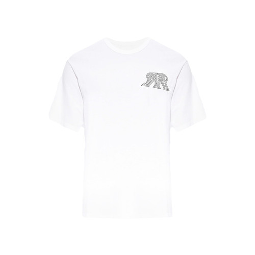 RTA BRAND OVERSIZED CREWNECK TEE - WHITE | Platinum
