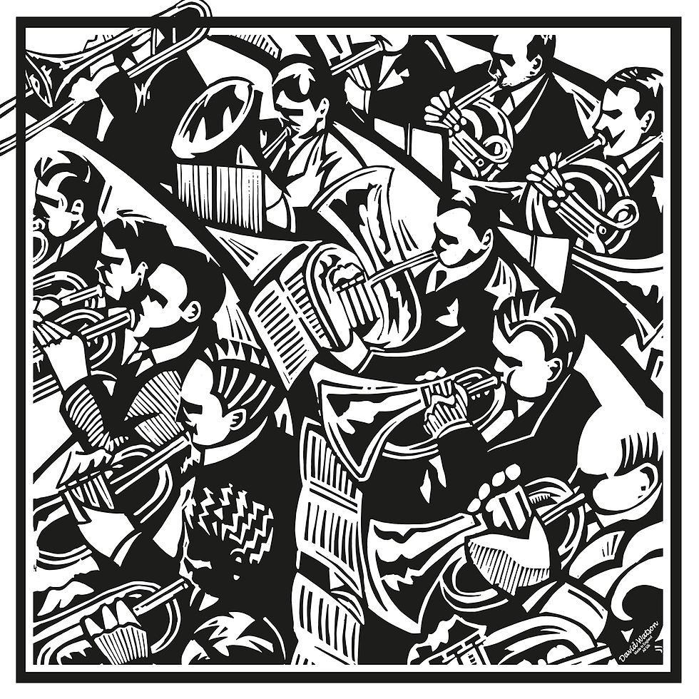 David Watson | Art on Scarves, Pocket Squares & Cushions