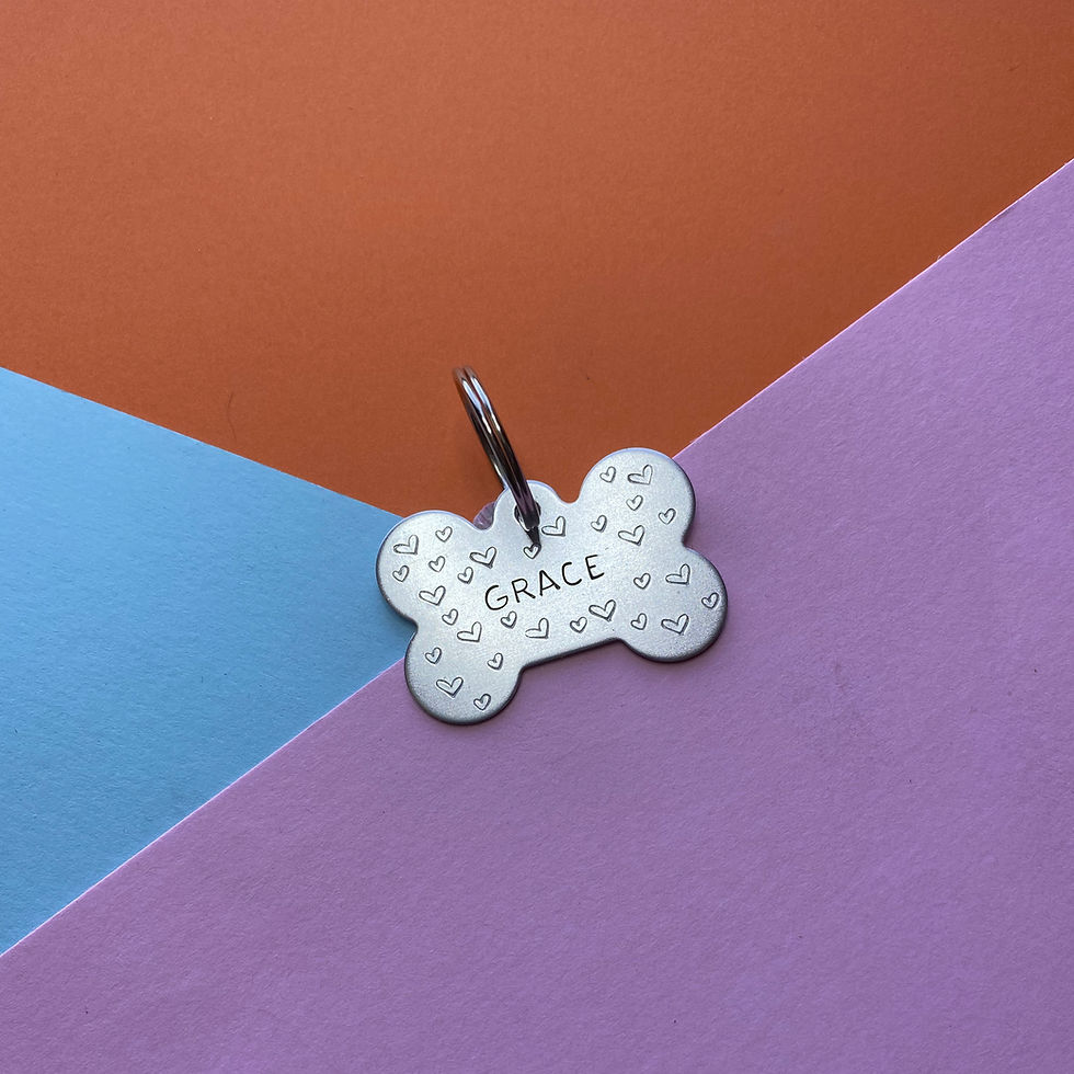 Hand Stamped Dog Tags | HanStamped