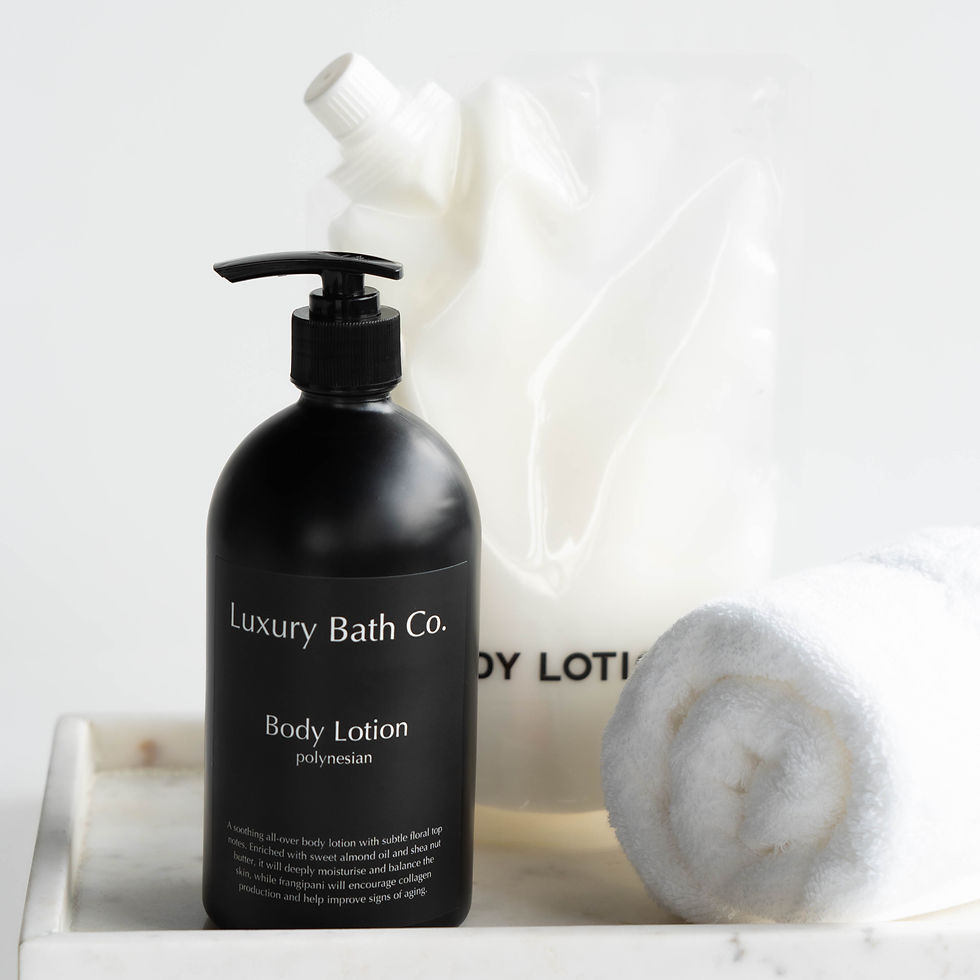 Luxurious Natural Body Lotion and Refill | Luxury Bath Co